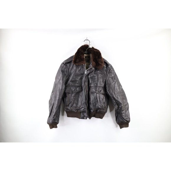 Cooper | Jackets & Coats | Vintage 6s Cooper 40 Distressed Lined Sherpa ...